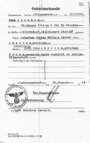 Born in Berlin, 1943 | Aish