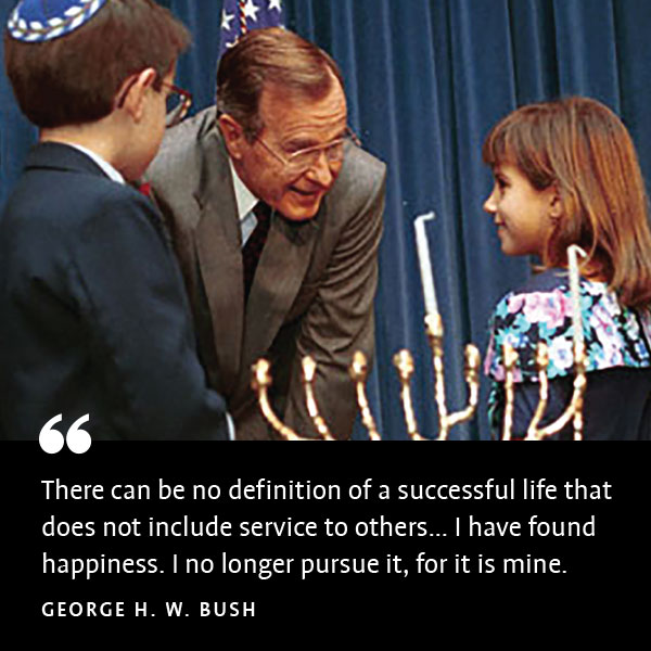 George H. W. Bush's Definition of a Successful Life | Aish