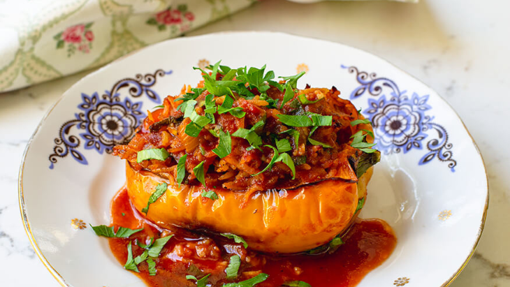 Vegetarian Stuffed Peppers | Aish