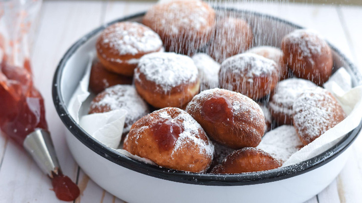Sufganiyot Recipe - Israeli Hanukkah Jelly Doughnut | Aish