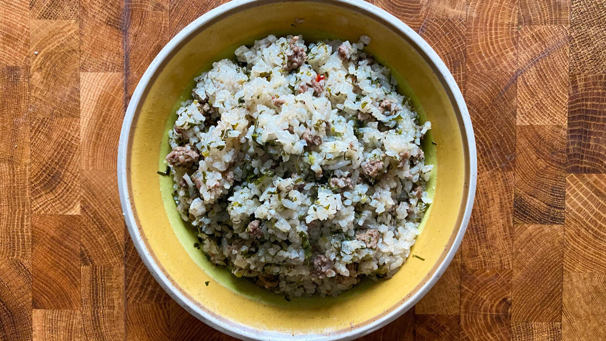 Bakhsh, Herbed Rice with Beef | Aish