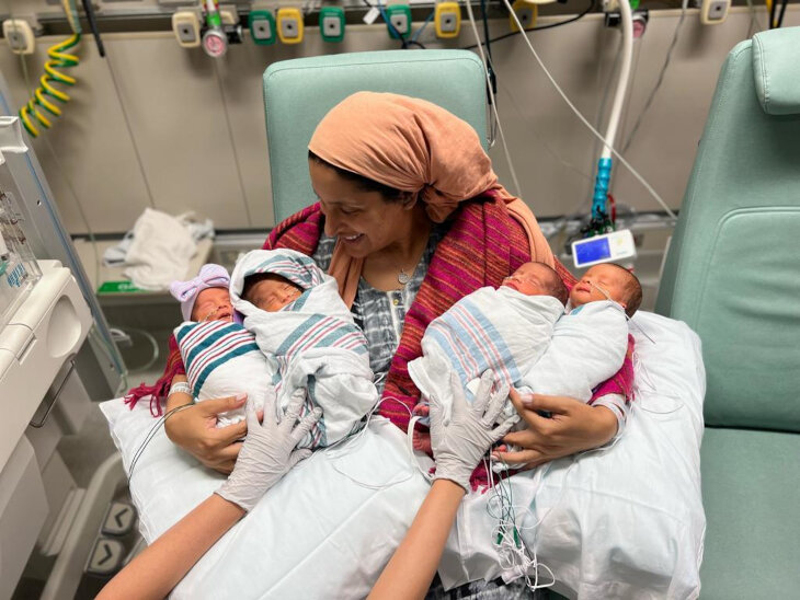 The Quad Squad: Woman Gives Birth to Quadruplets Naturally After Years ...