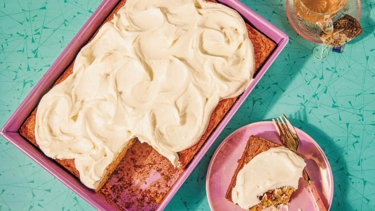 Tzimmes Cake with Cream Cheese Frosting | Aish