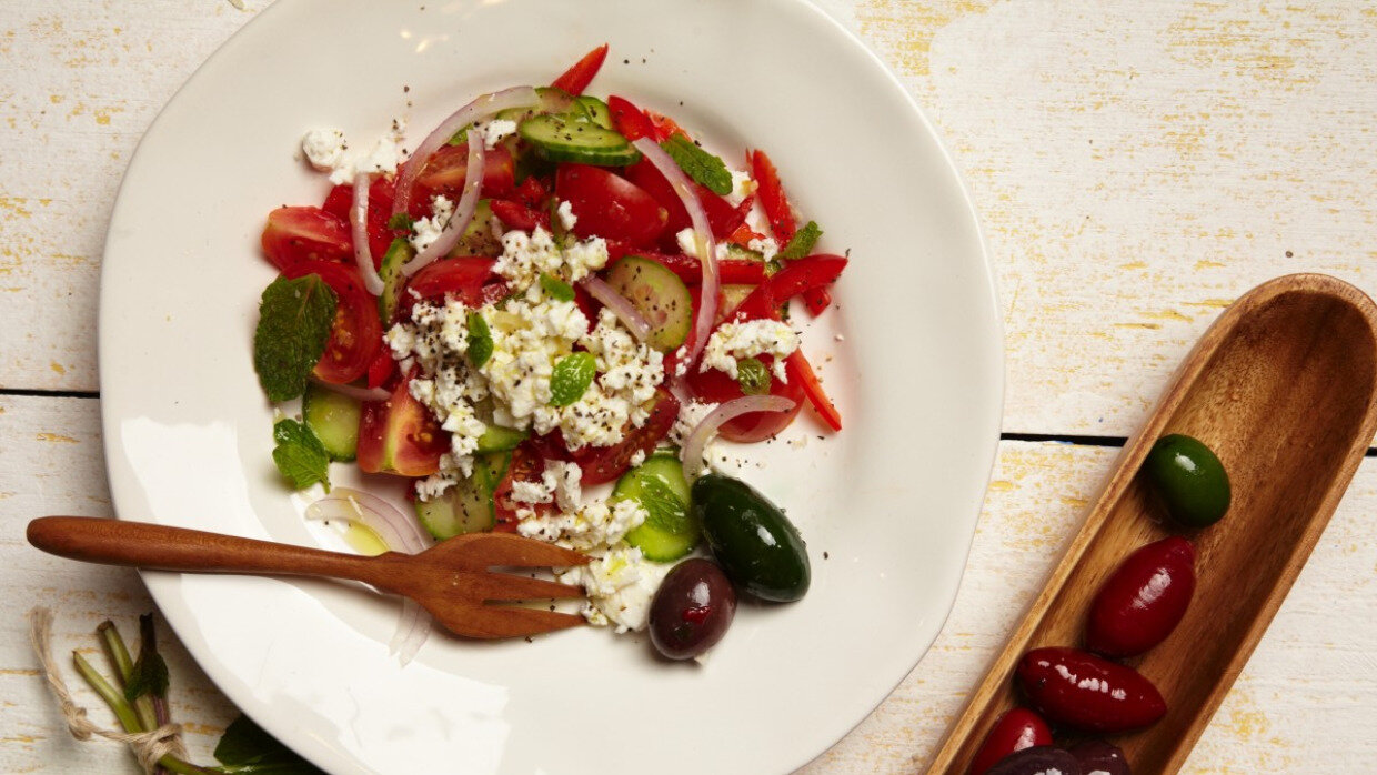 Israeli Salad with Feta | Aish