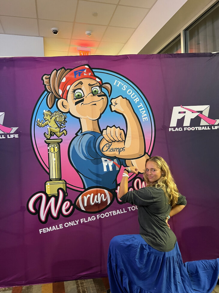 NFL’s Flag Football Player of the Year Balances Faith, Femininity, and ...